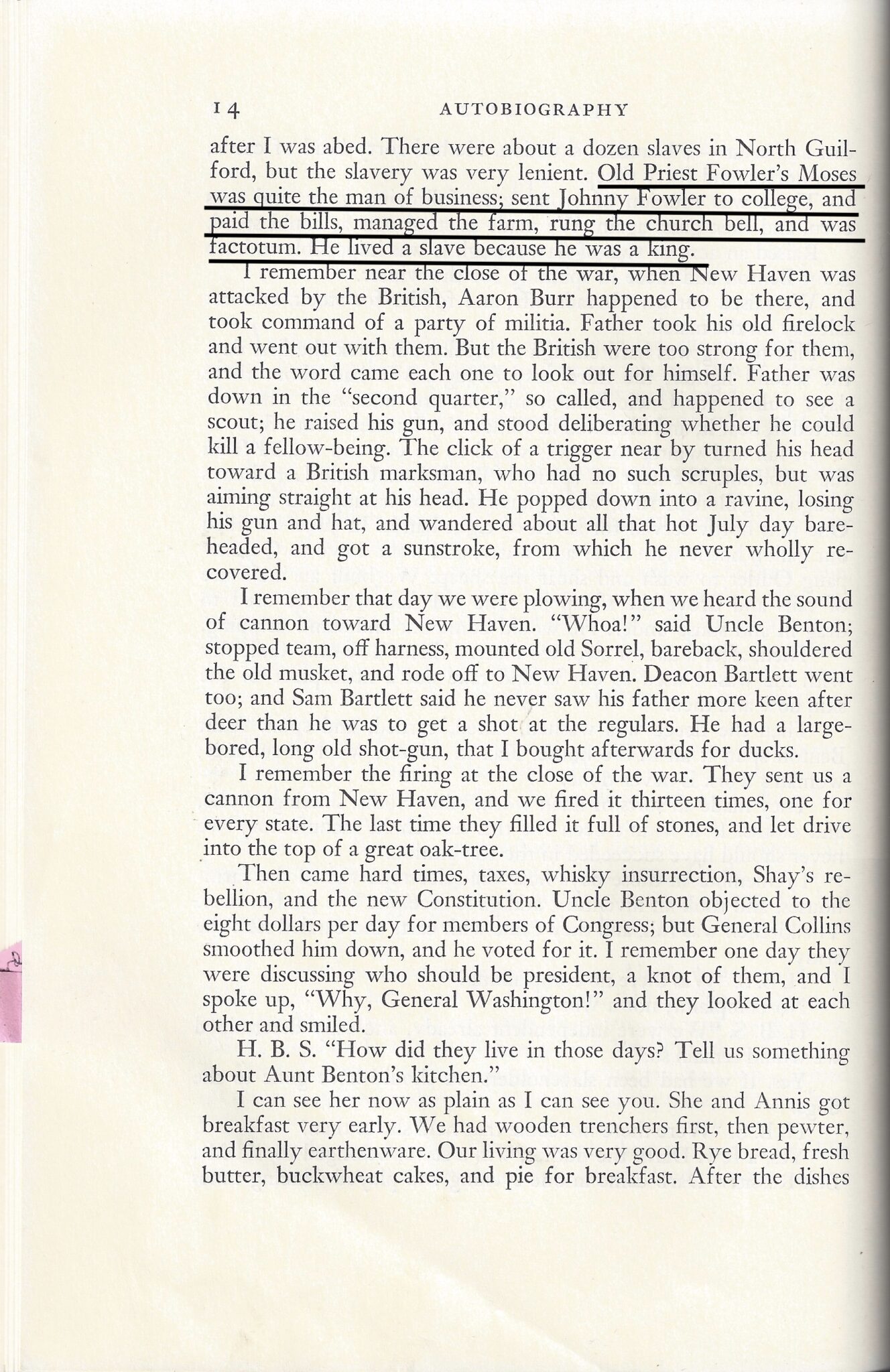 Autobiography of Lyman Beecher - Witness Stones Project, Inc.